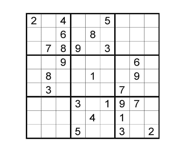 January 11, 2025 - Junior/Senior - Sudoku Professor